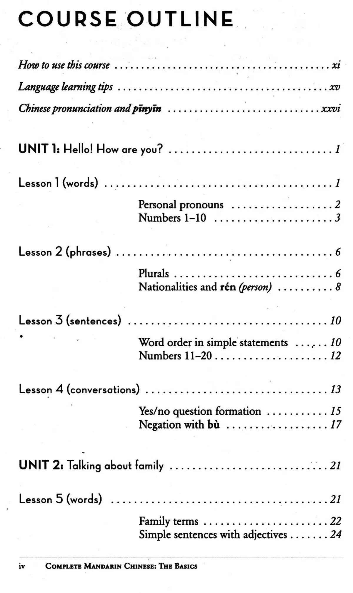 (PDF) Complete Mandarin Chinese the Basics