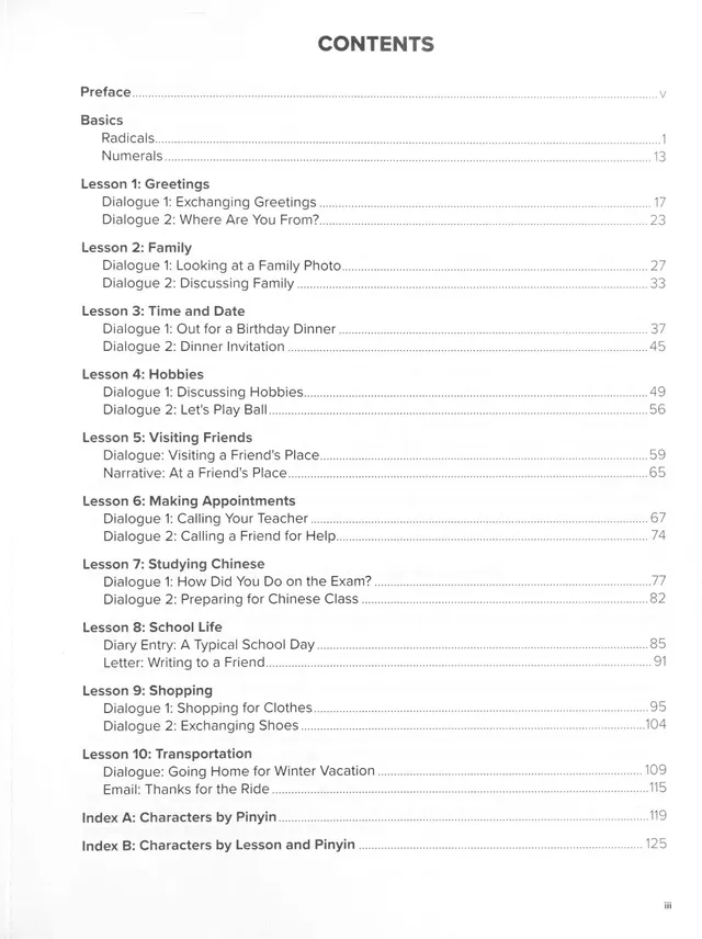 (PDF) Integrated Chinese Character Workbook 1, 中文听说读写